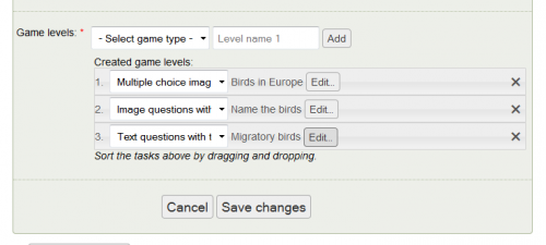 Create games with mixed game types - Helpful Games