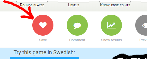 Save games you like - New site function - Helpful Games